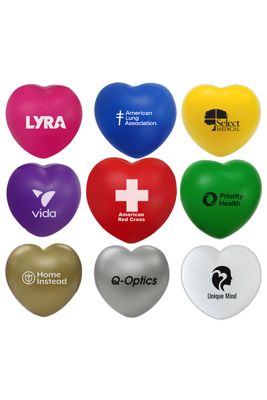 CW407 - Heart Squeezable Stress Ball – Chulani Promotional Products