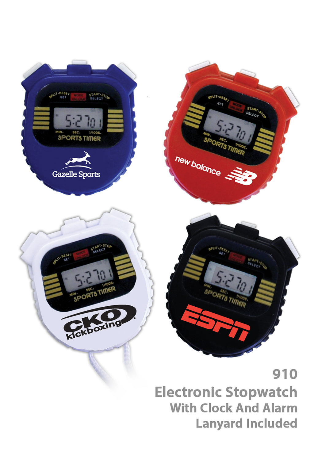CW910 - Electronic Digital Stopwatch w/Chronometer – Chulani ...